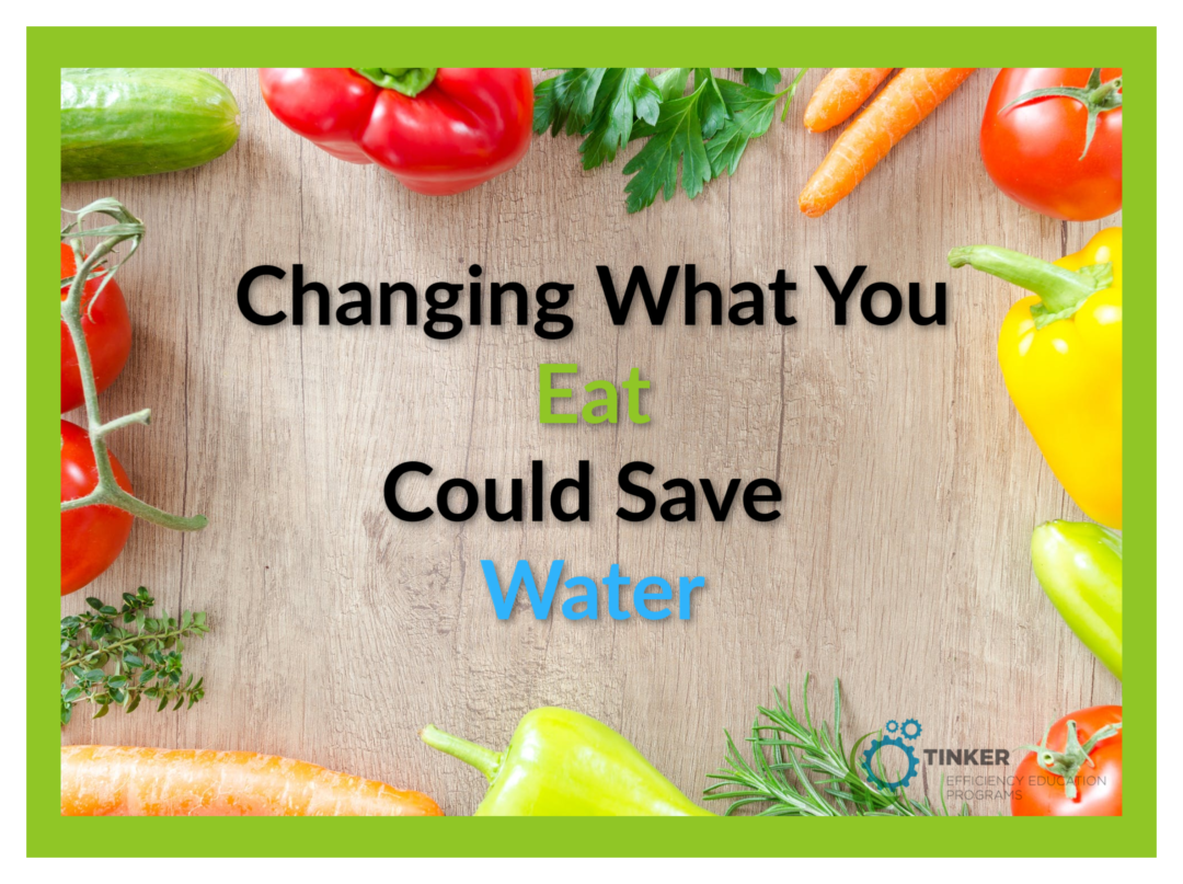 Changing What You Eat Could Save Water - Tinker